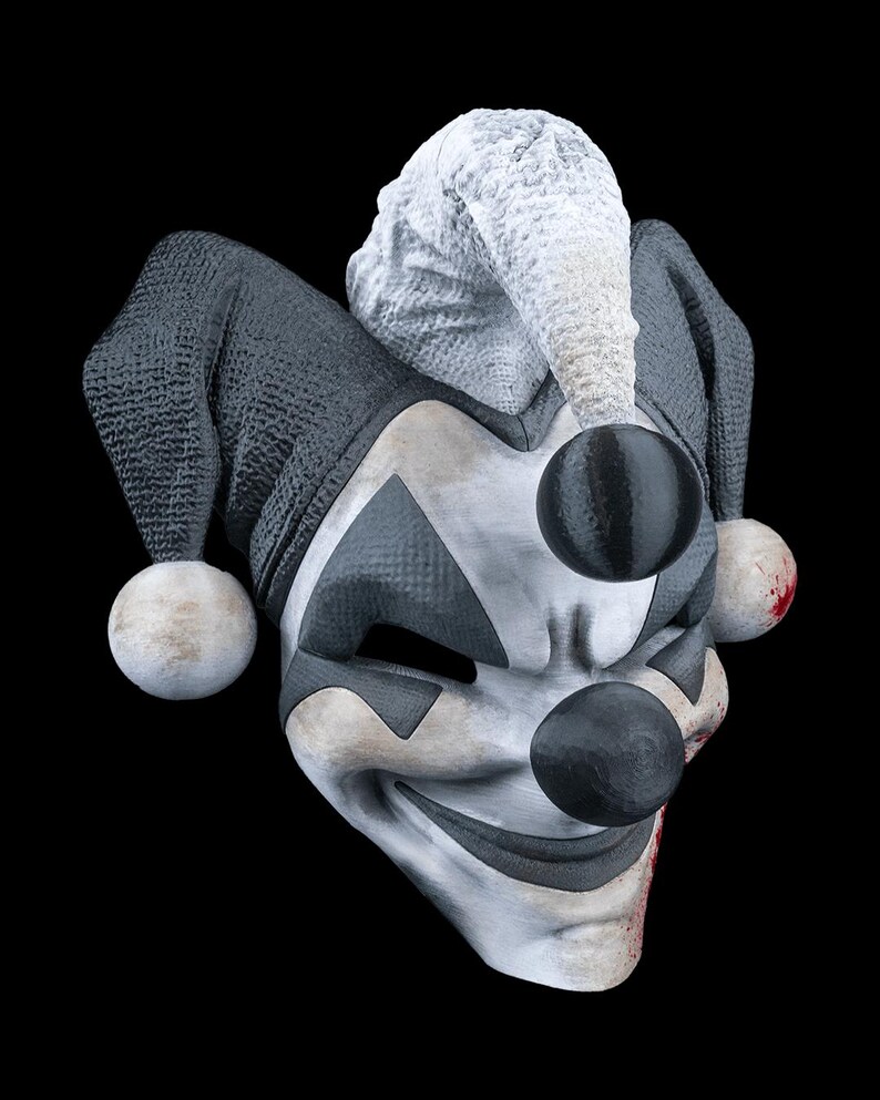 Harlekeen Clown Mask - Masquerade Macabre Collection | 3D Printed Evil ...