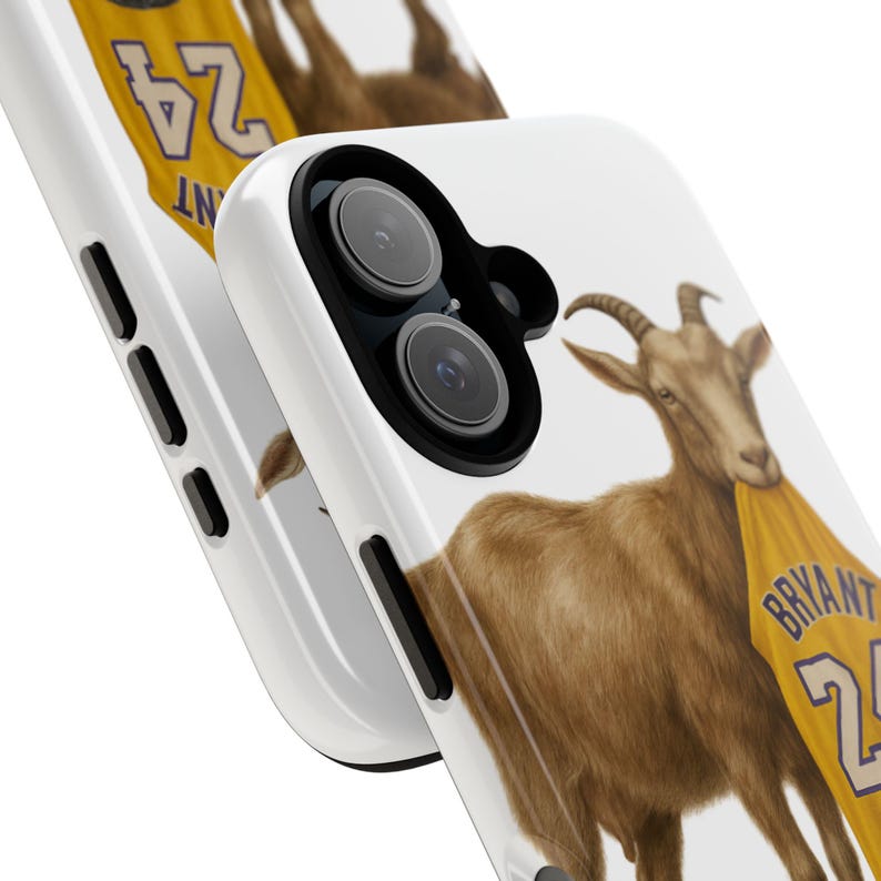 Kobe Bryant Goat Phone Case, Basketball Lover Gift, Tough Phone Cover ...