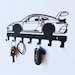 Car Key Holder for Wall: Metal Key Rack - Garage & Entryway Decor - Etsy