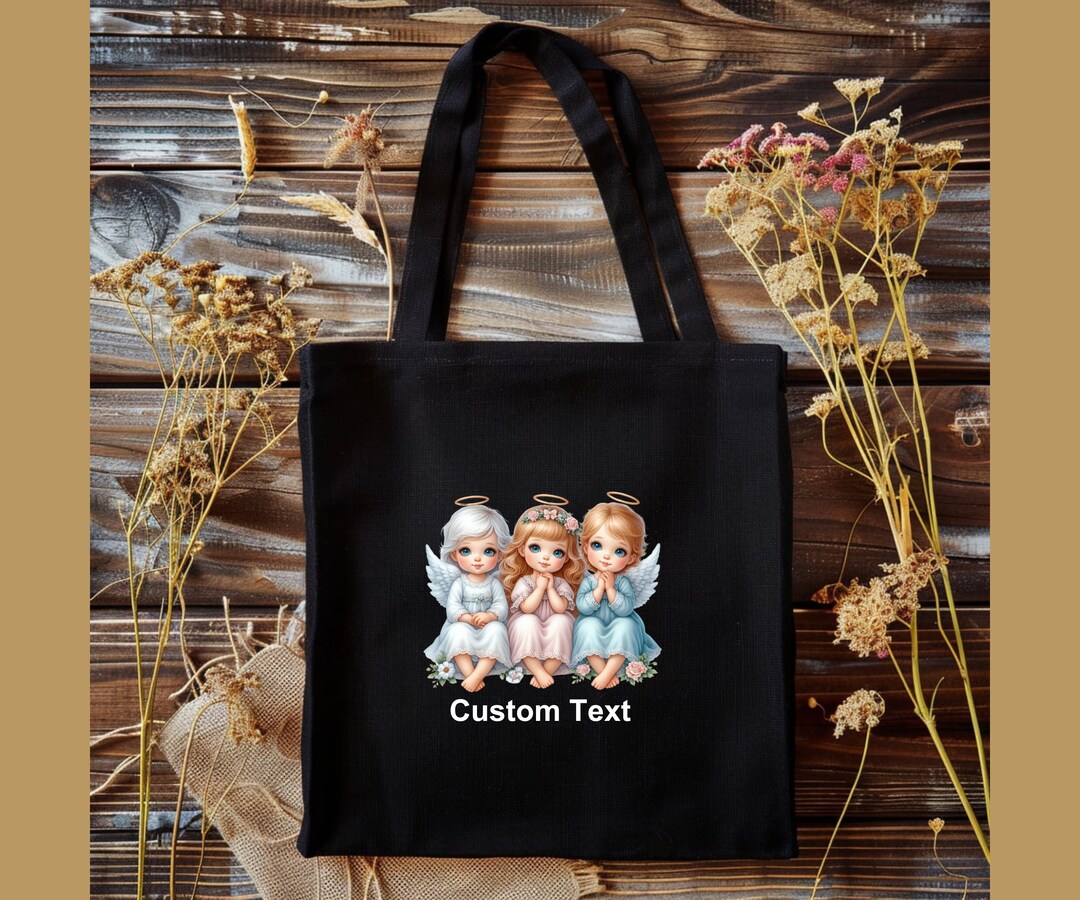 Angels Tote Bag, Custom Tote, Custom Tote Bag, Divine Being ...