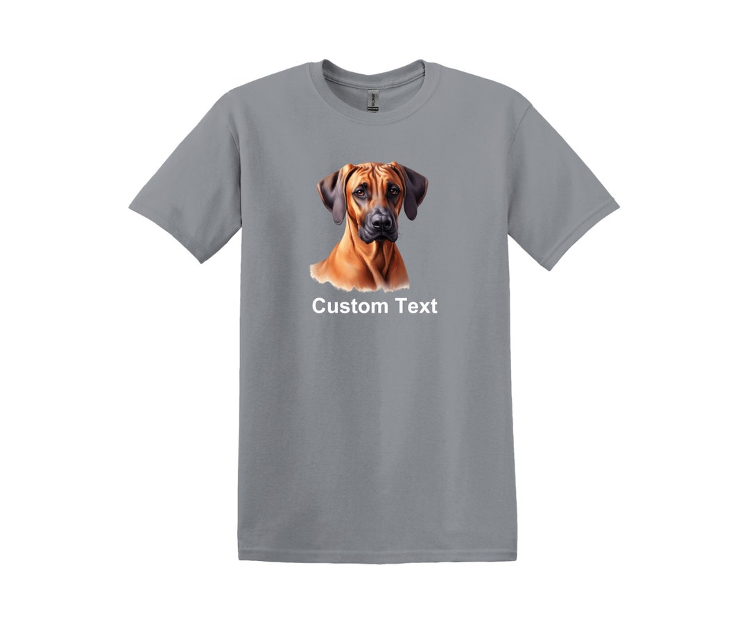 Rhodesian Ridgeback T-shirt, Adult Unisex Shirt, Dog, Pets, Animal ...