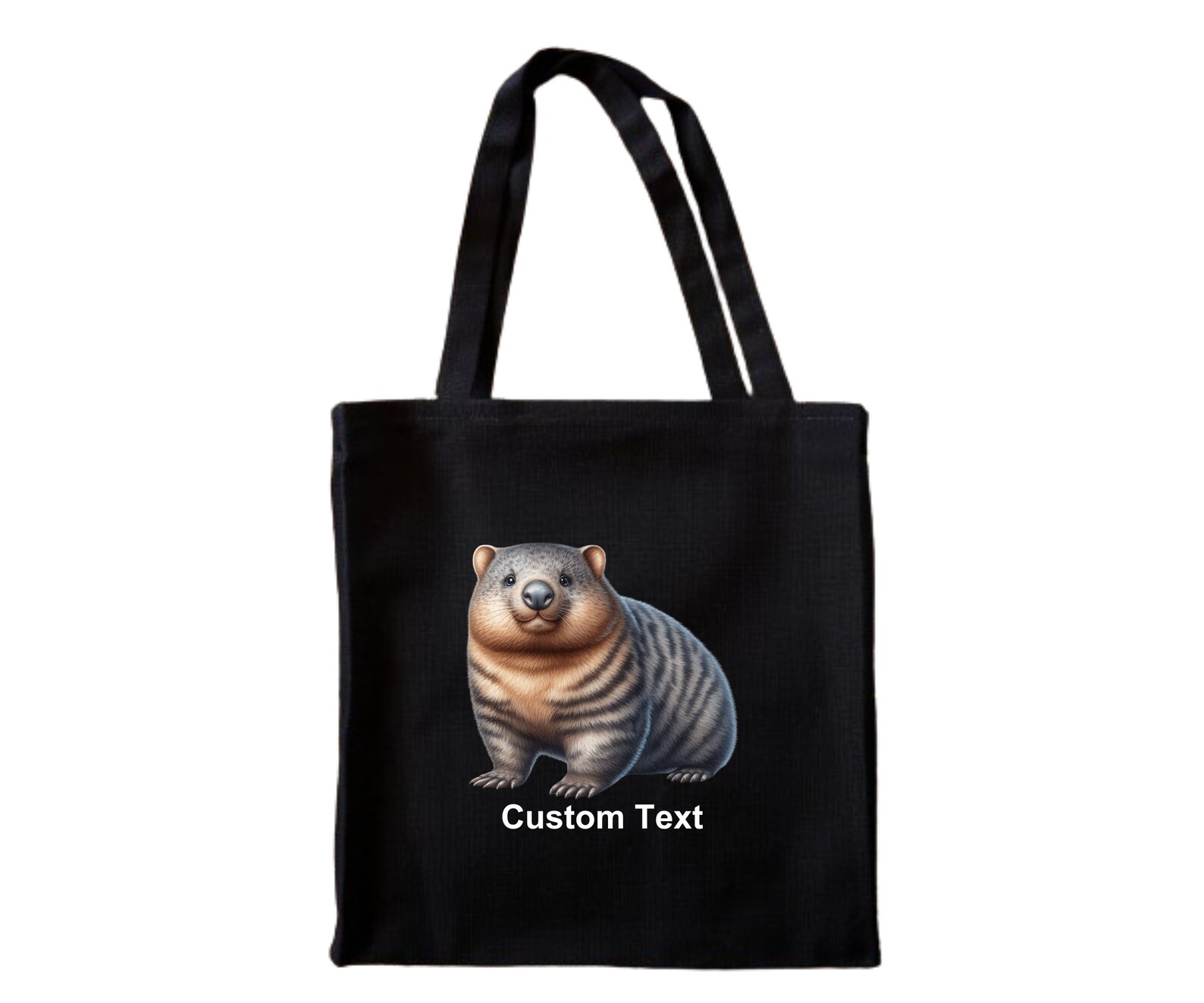 Custom Wombat 100% Cotton Canvas Tote Bag - Etsy