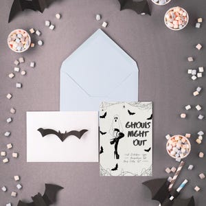Ghouls Night Out Invitation | Halloween Girls Night Party Invite ...