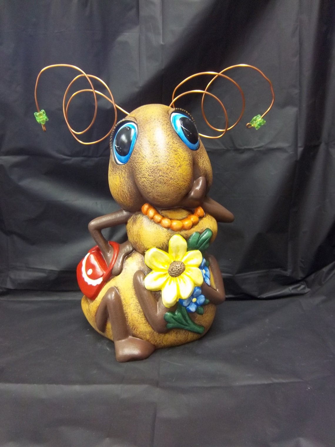 U Paint Ceramic Yard Ant Miss Pic the Ant - Etsy