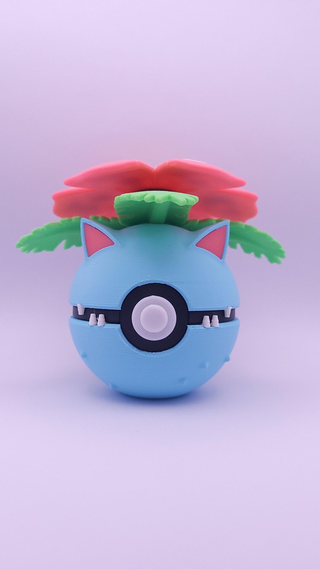 Venusaur Inspired Monster Ball, Anime Style Gift for Gamers, 3D Printed ...