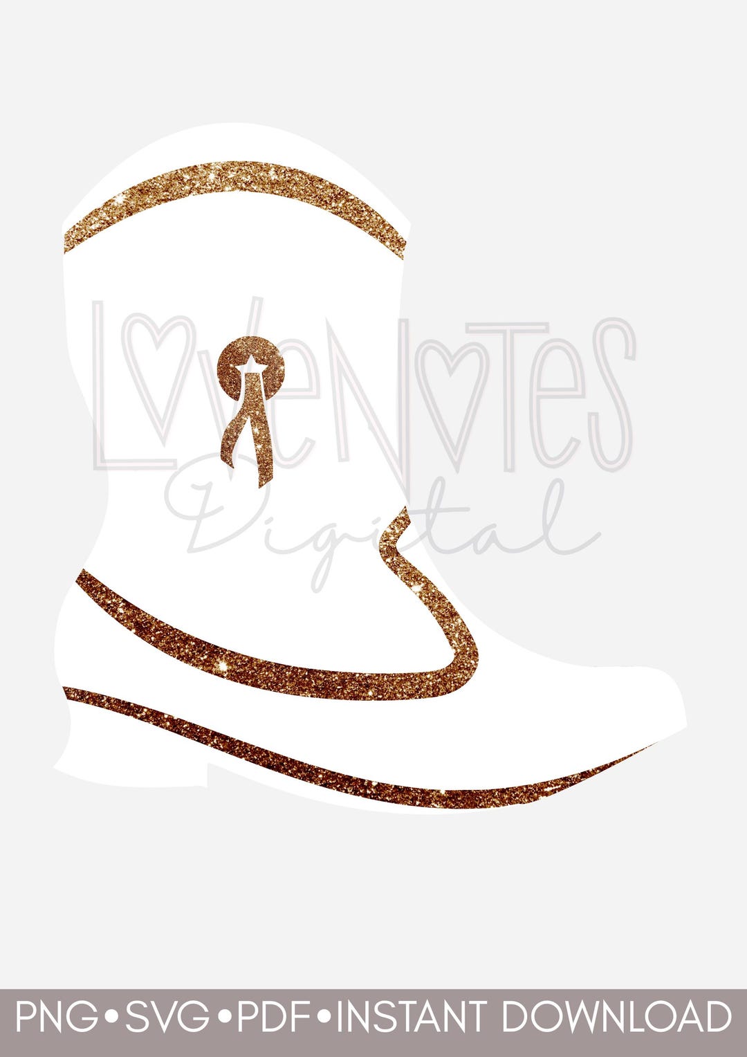 Glitter Brown Drill Team Boot SVG PNG | Dance Team Design | School ...