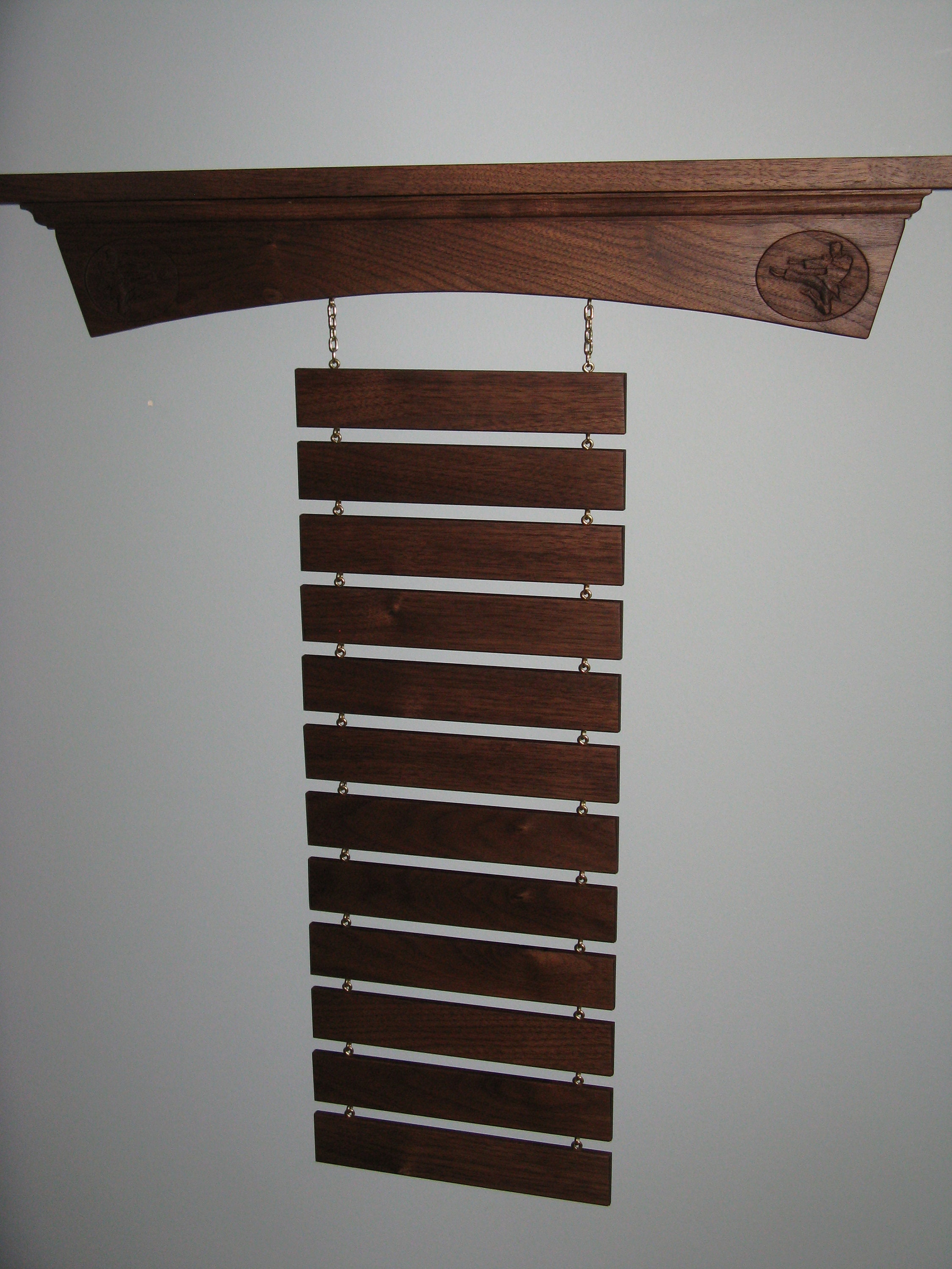 Solid Walnut Arch Style Martial Arts Rank Belt Display Rack | Etsy