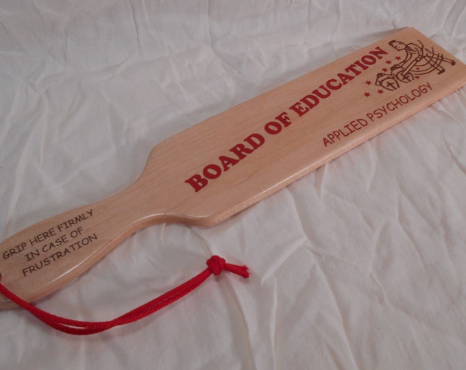 Heavy Hickory Old School Punishment Paddle for Thud Loving Masochists ...