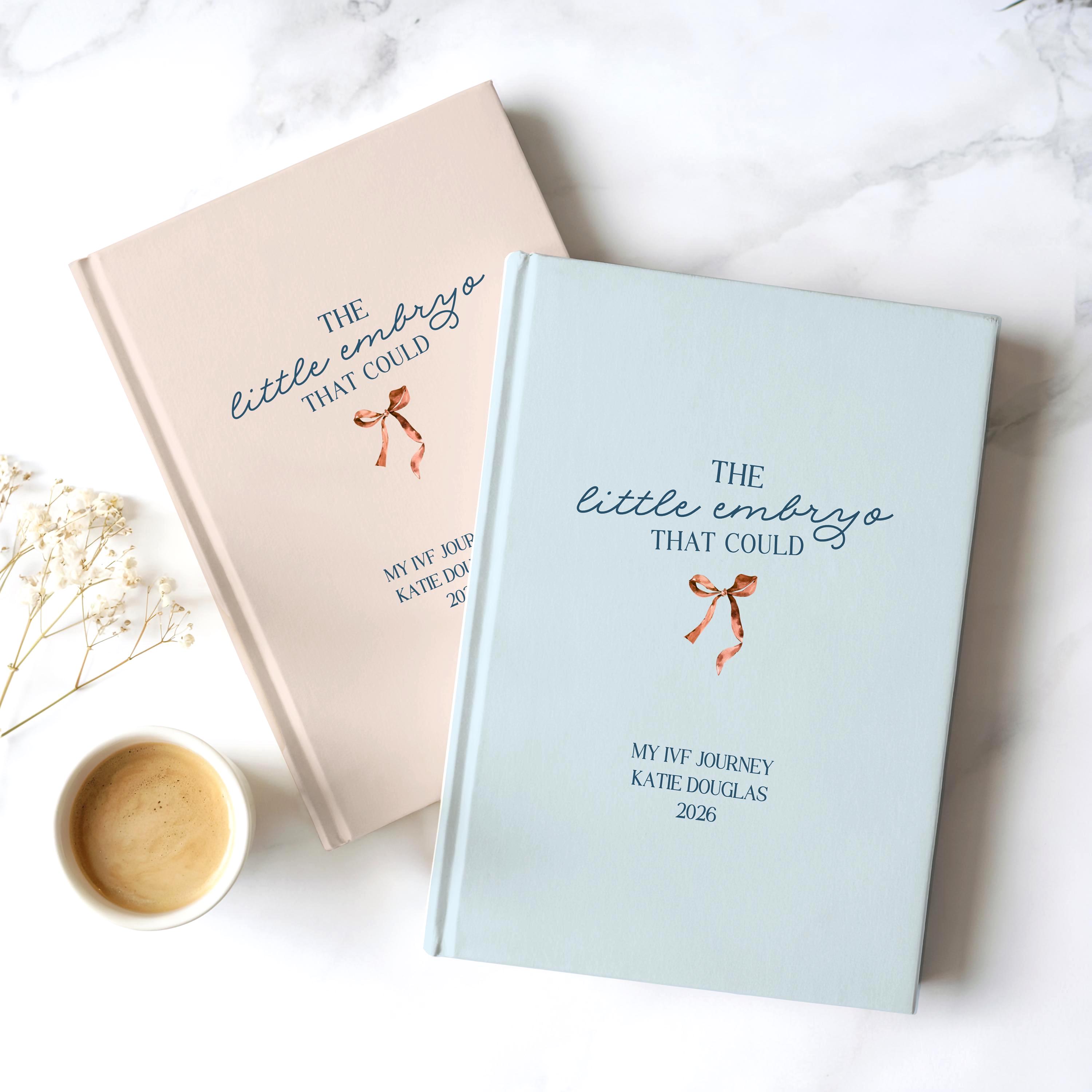 IVF Journal Custom Infertility Journey Diary the Little Embryo That ...
