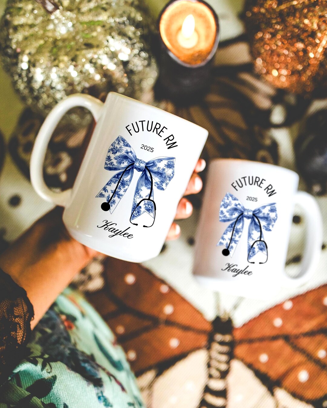 Personalized Future RN Nursing Student Gift Ceramic Mug Custom Nursing ...