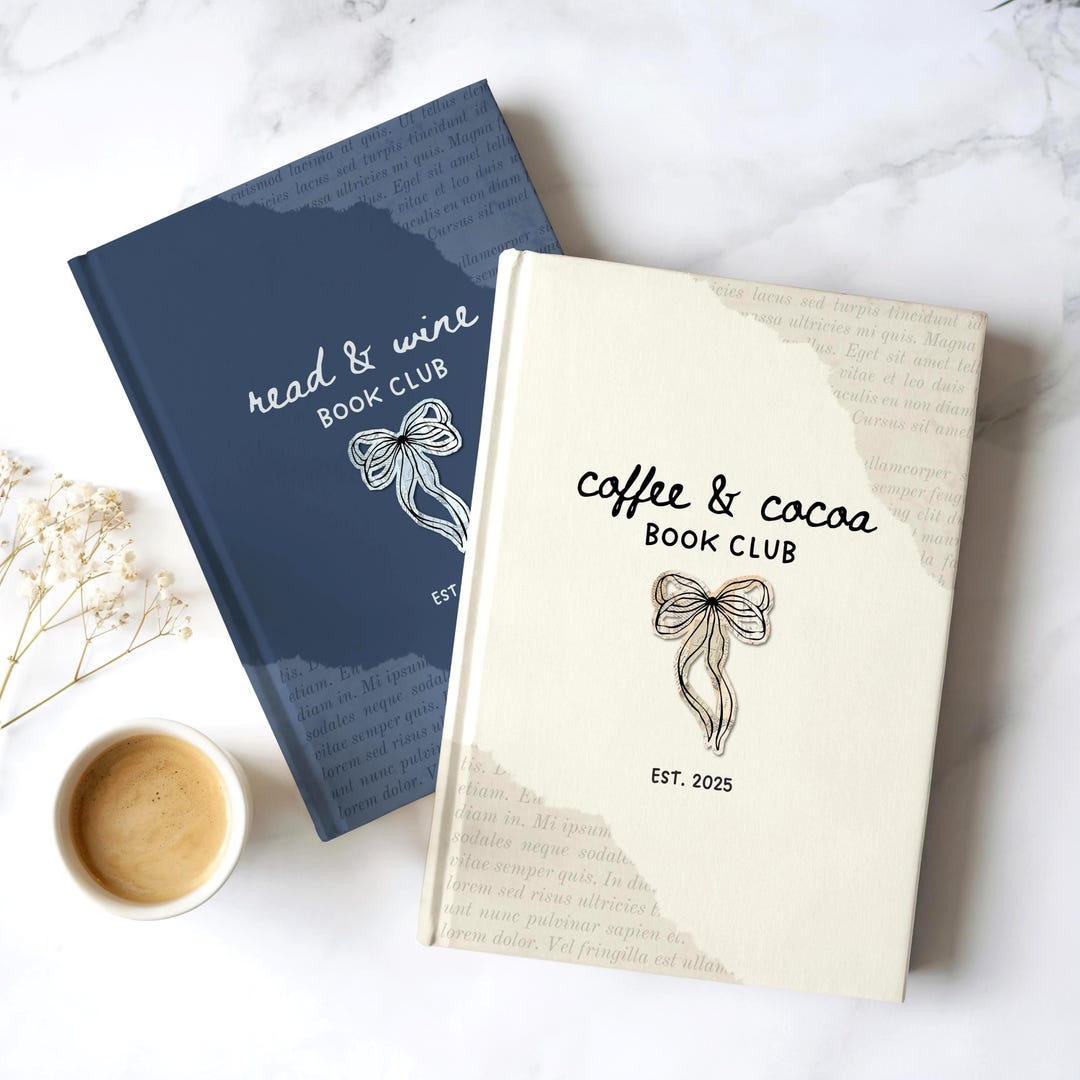 Custom Name Book Club Reading Journal Personalized Reading Log Notebook ...