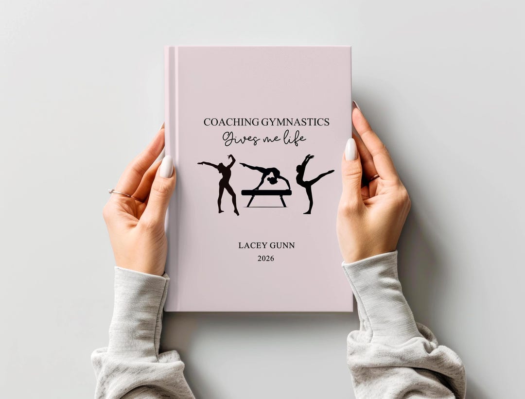 Personalized Gymnastics Coach Journal With Name Gift Custom Tumbling ...