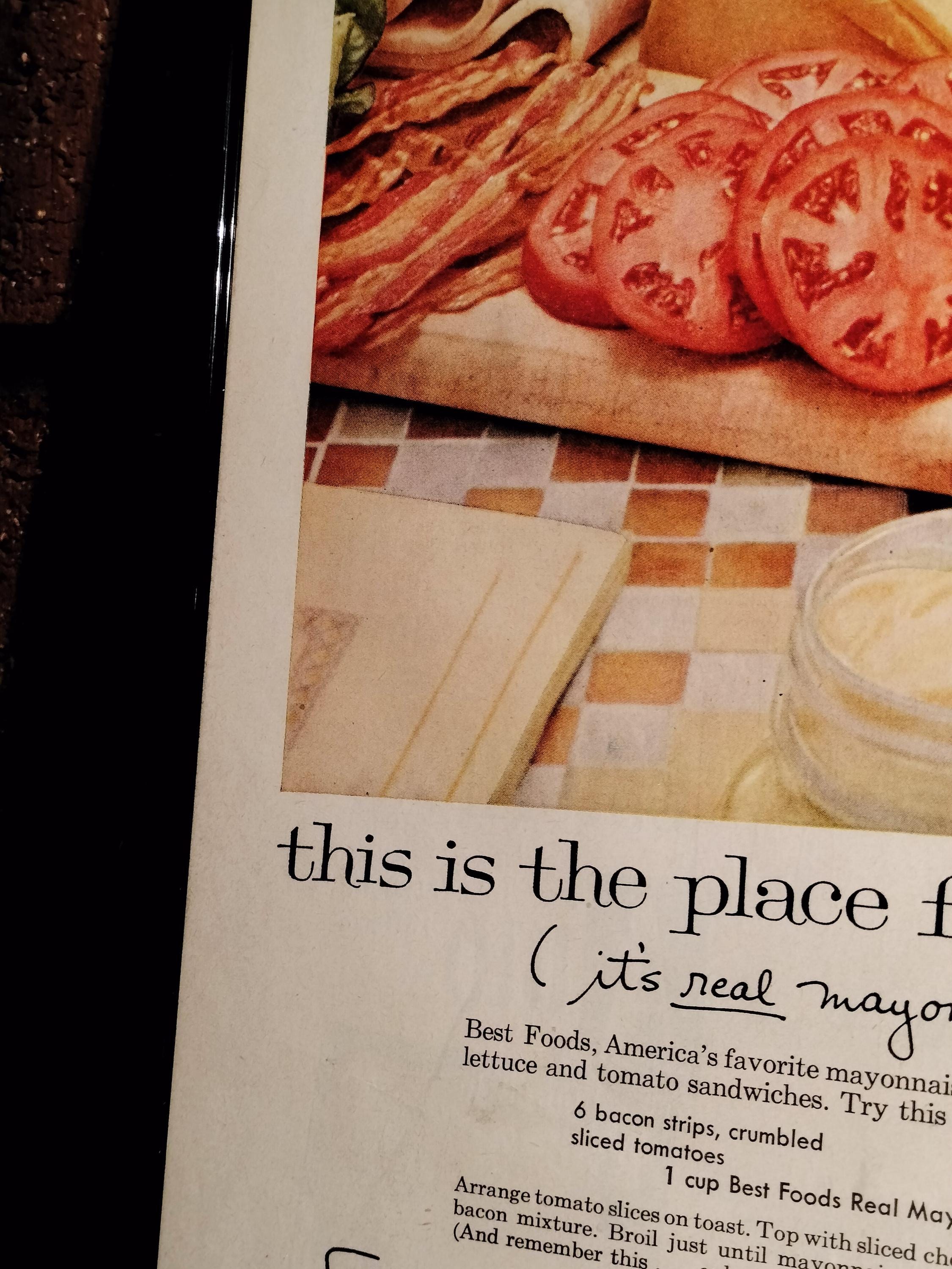 1958 Best Foods Mayonnaise - Etsy