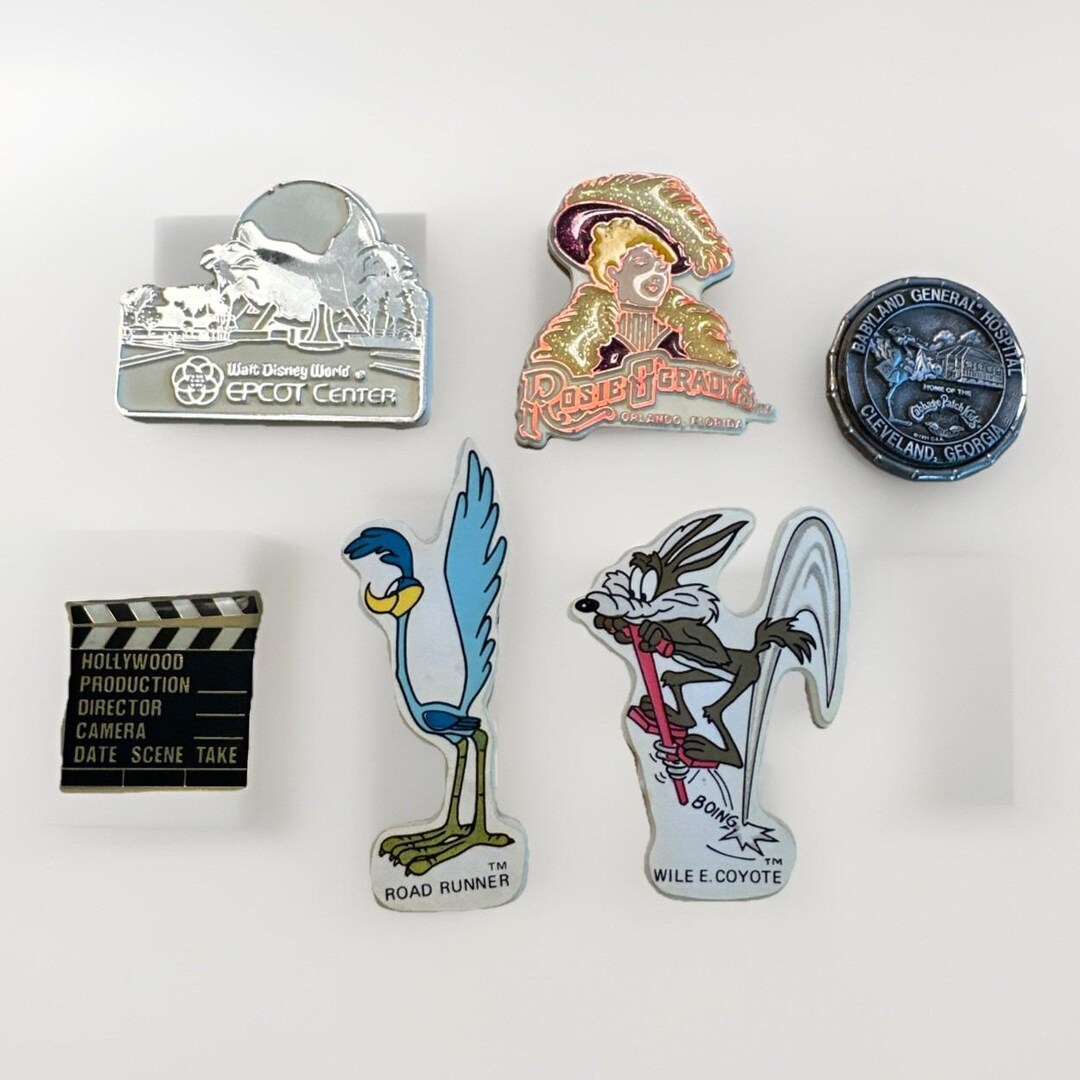 Road Runner Wile E Coyote Looney Tunes VTG Magnets Epcot Cabbage Patch ...