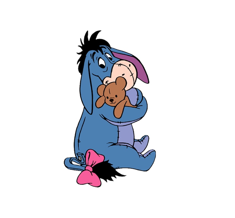 Classic Eeyore Donkey Png Eeyore Donkey Winnie the Pooh Png Bundle ...