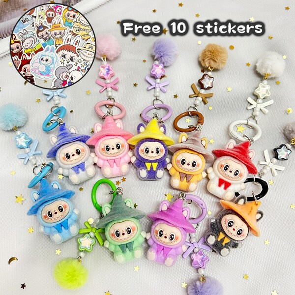 Labubu Plush Key Chains - Etsy