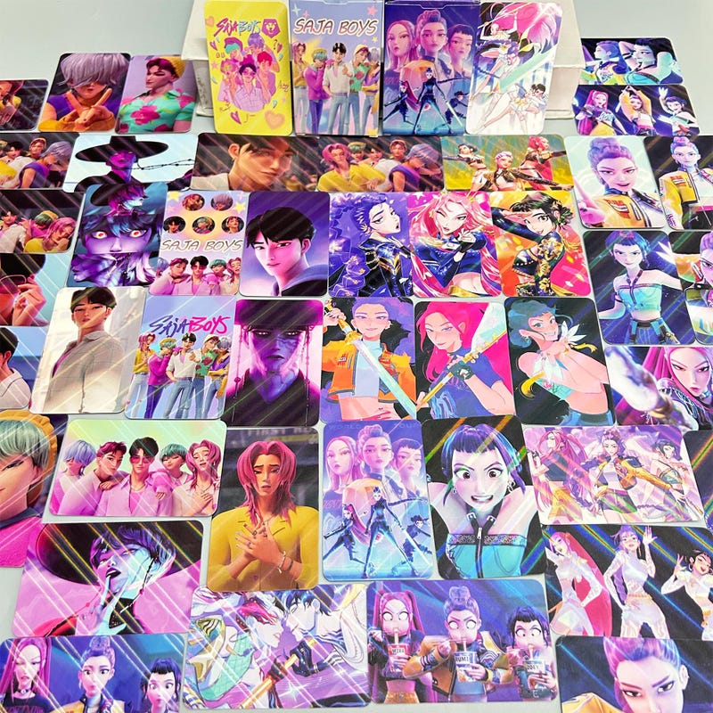 Kpop Demon Hunters Photocards Template - Etsy New Zealand