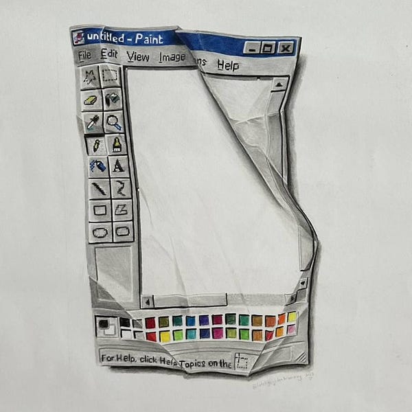 Ms Paint Mirror - Etsy