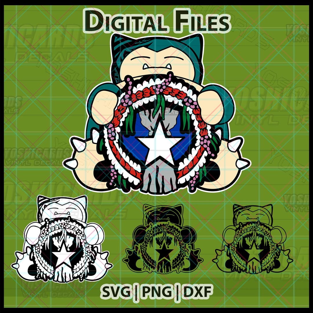 CNMI Snorelife Chibi SVG PNG | Hafa Adai Digital Clipart for Shirts ...