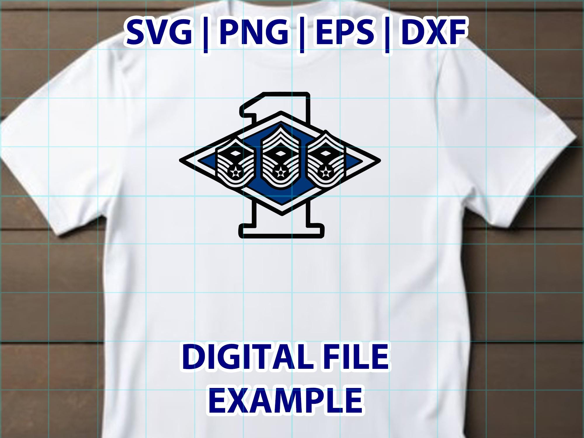 USAF First Sergeant Diamond SVG – Promotion Clipart PNG for Shirts ...