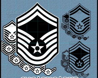 SVG Ssgt USAF E5 Rank up Phone Stand | DIY Cell Holder Laser Cut File ...