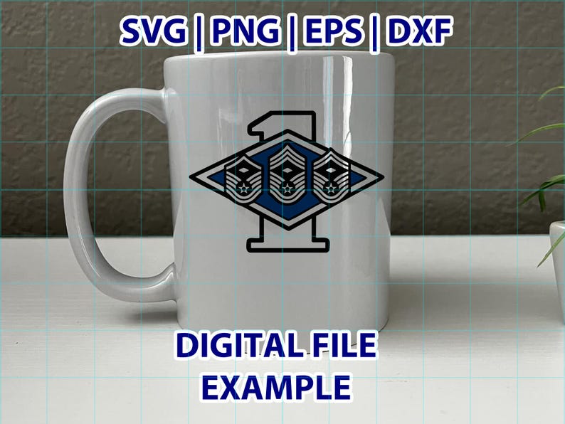 USAF First Sergeant Diamond SVG – Promotion Clipart PNG for Shirts ...