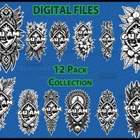 Floral Latte Guam CNMI Variants - SVG, PNG Instant Digital Download ...