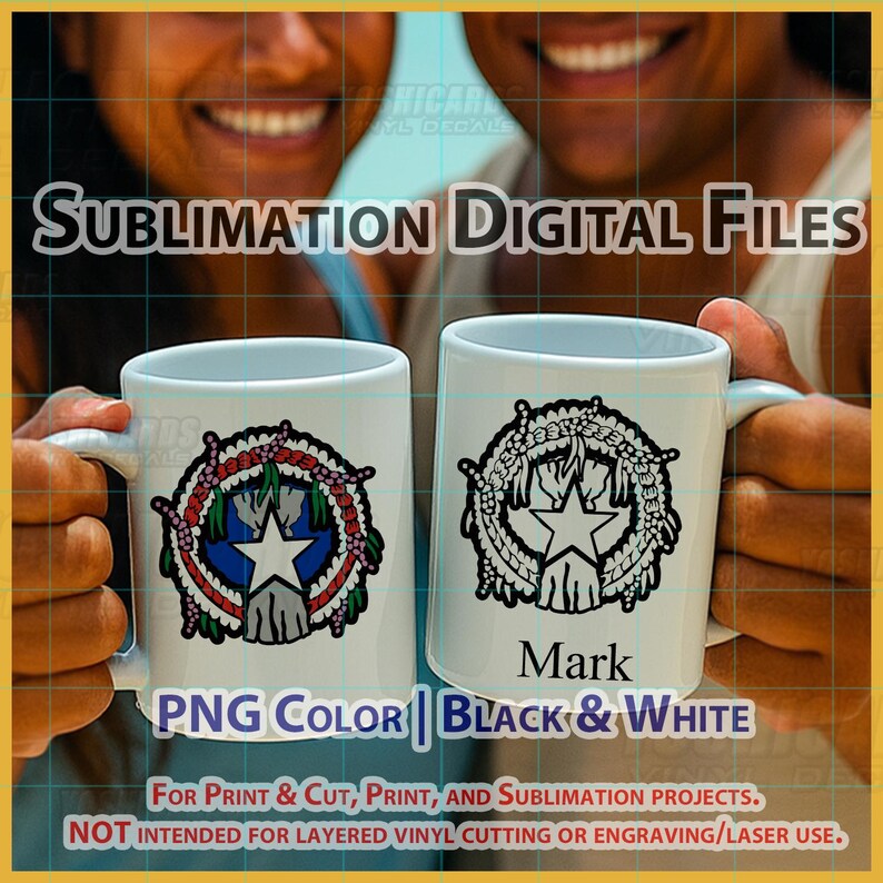 CNMI Print and Cut PNG | Northern Mariana Islands Design for ...