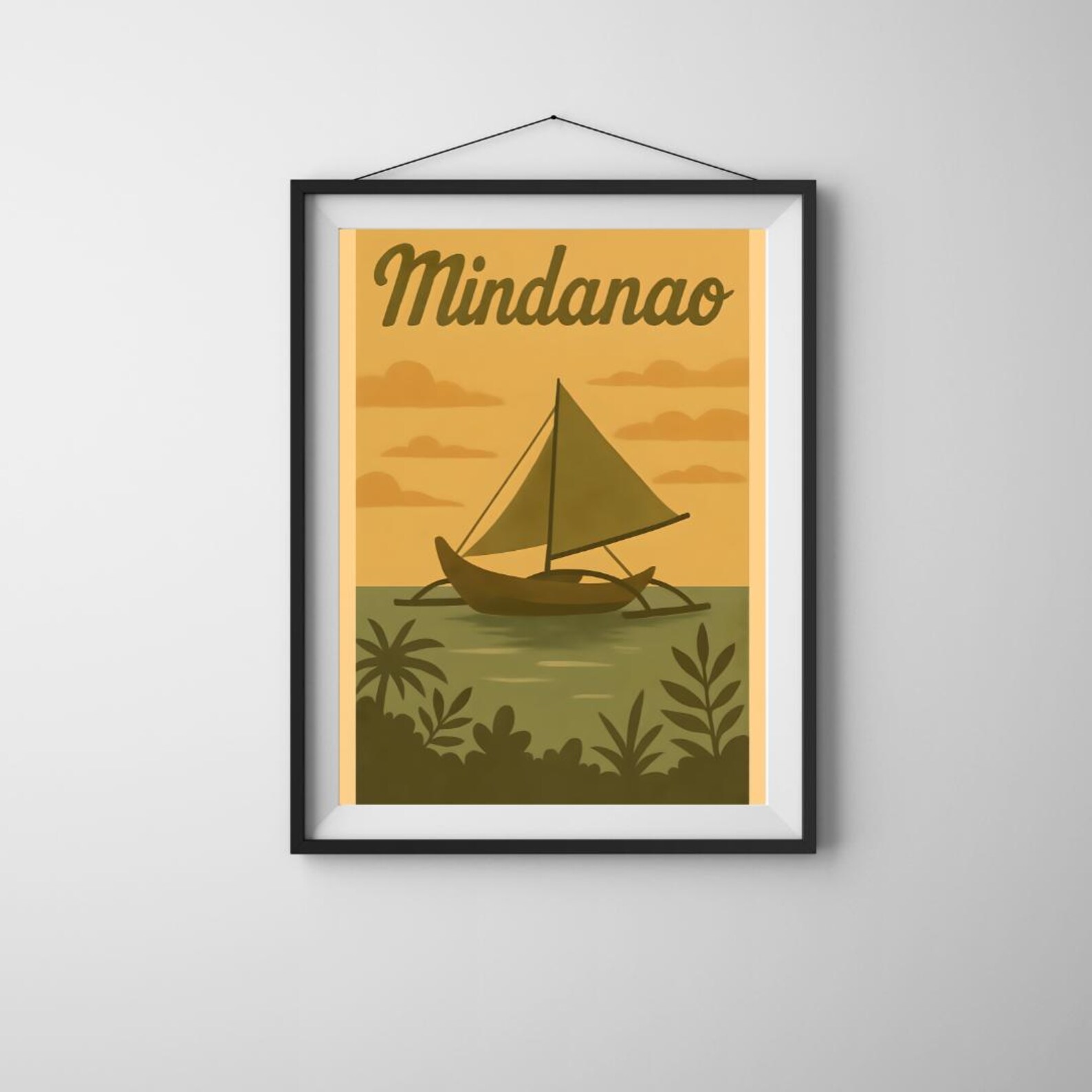 Retro Filipino Wall Art Bundle – 5 Printable Posters | Jeepney, Taho, Mayon Volcano, Vinta, Sari ...