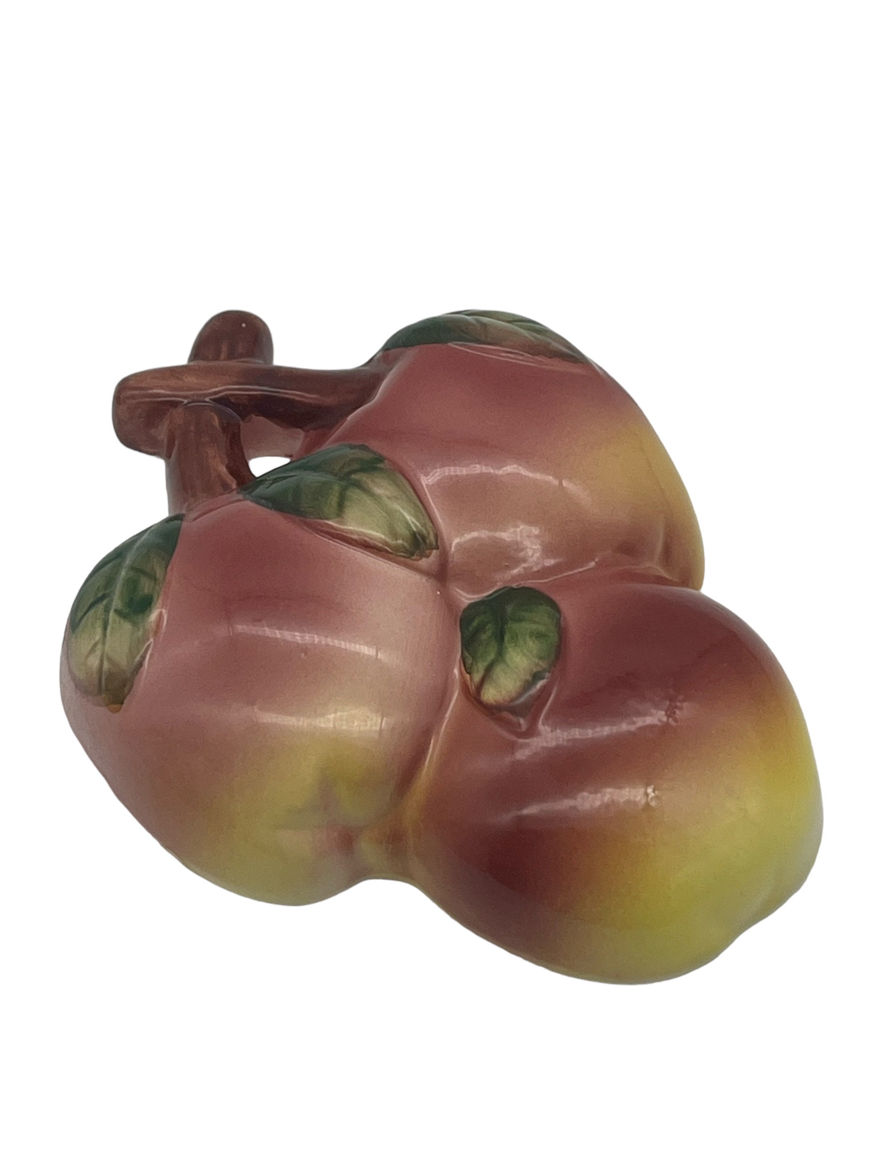 Vintage Peaches Ceramic Wall Pocket Wall Decoration Kitchen Retro Art ...