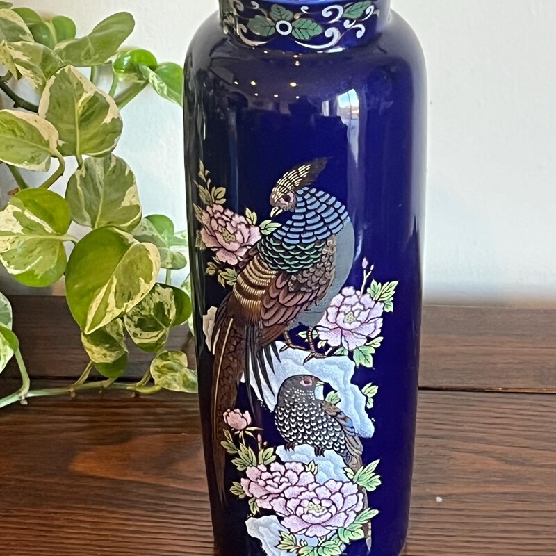 Pheasant Vase - Etsy