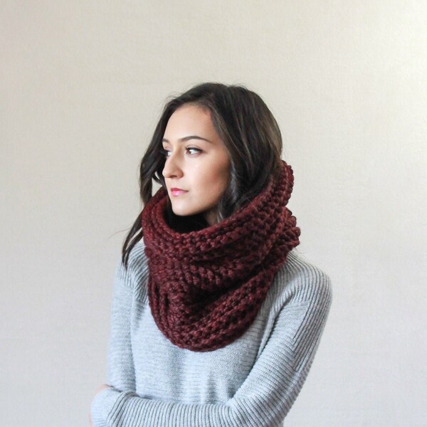 Knit Cowl Scarf - Etsy