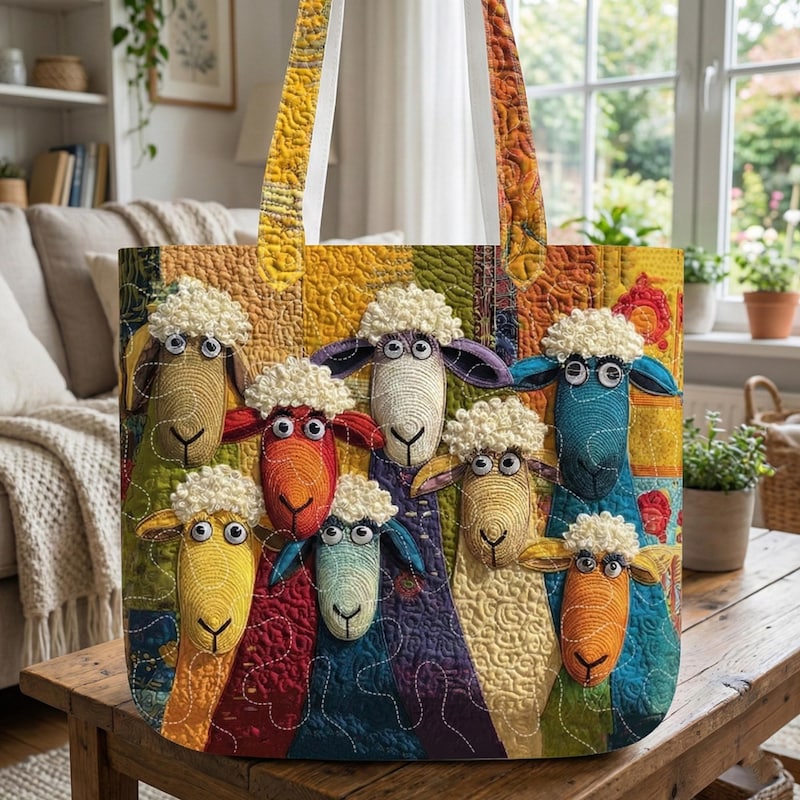 Schaf quilt tasche - Etsy.de