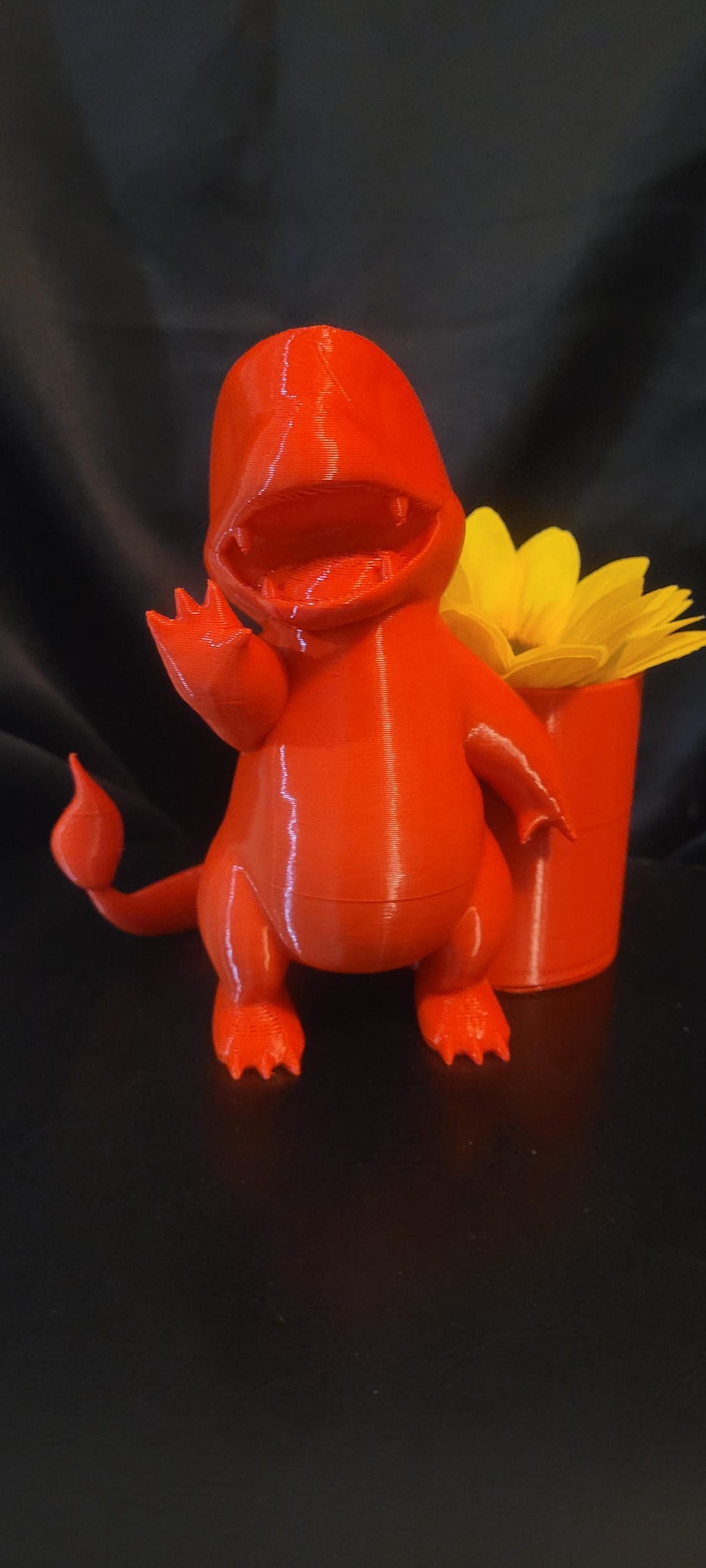Charmander Pokemon Pencil Holder/flower Rose or Succulent Pot - Etsy