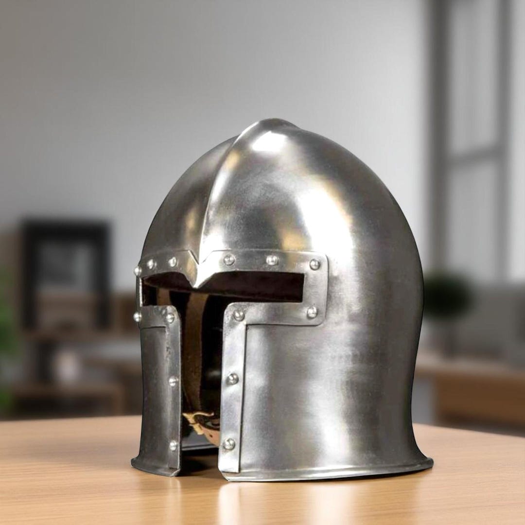 Medieval Art & Craft Knight Helmet Hand-forged Warrior Armor for Home ...