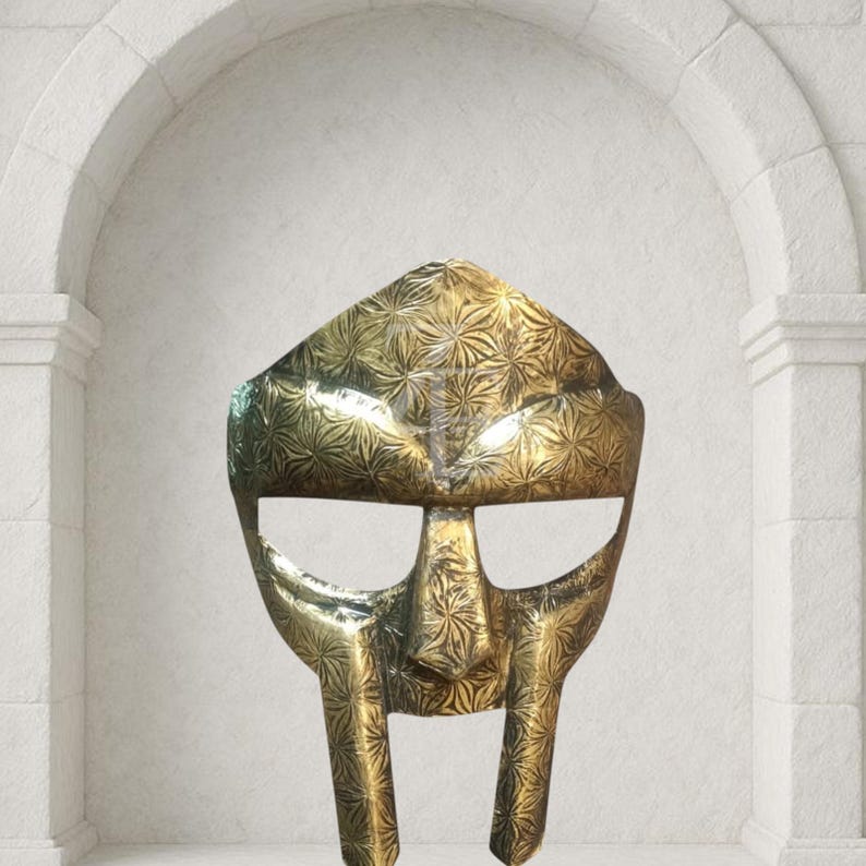 Handmade Steel MF Doom Mask – Gladiator Crusader Cosplay Armor. - Etsy