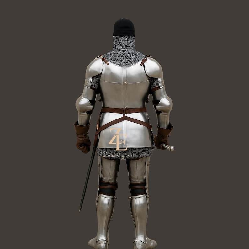 Medieval Knight Full Body Armor Suit – Wearable Steel Plate With ...