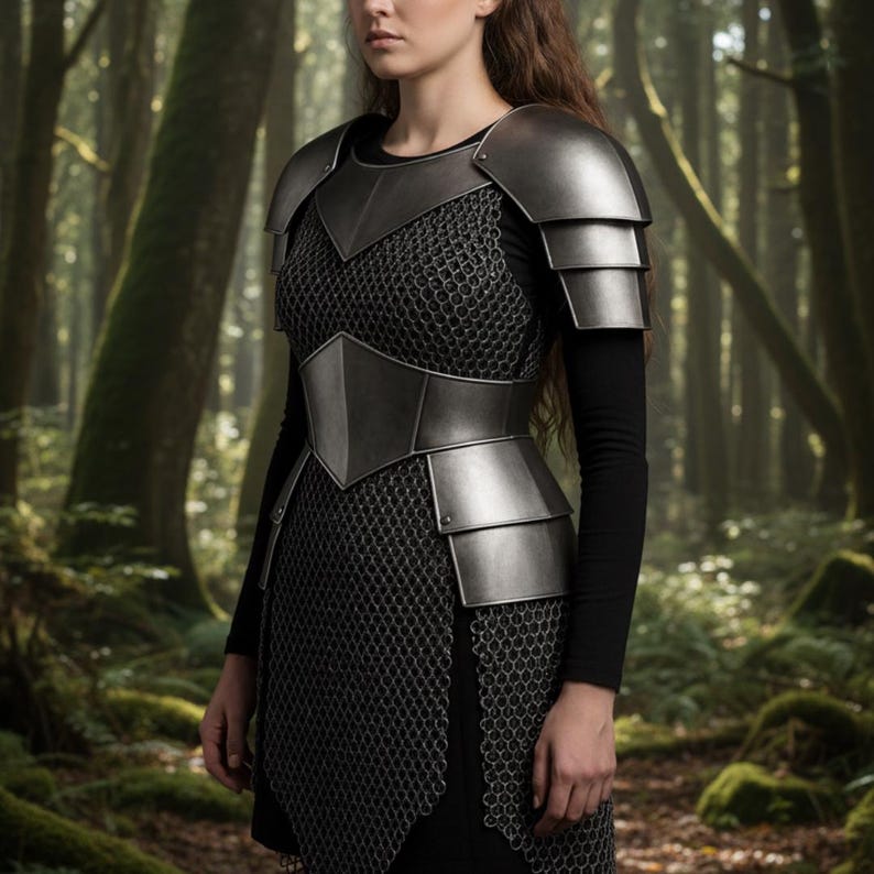 Women's Handmade Steel Chainmail Armor Dress, Fantasy Costume - Etsy
