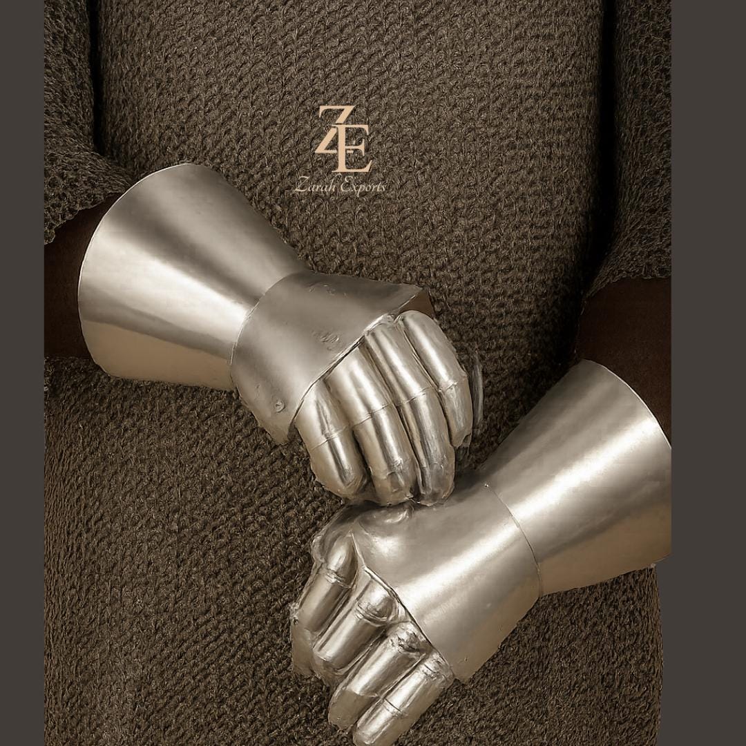 Medieval Plate Steel Gauntlets, Articulated Knight Armor, SCA LARP ...