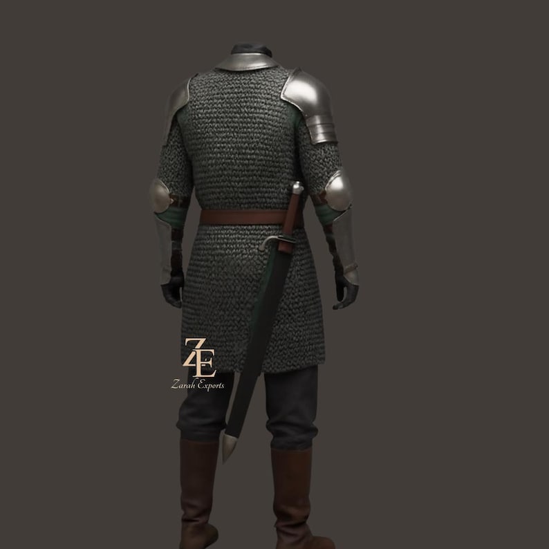 Medieval Knight Full Body Armor Suit – Wearable Steel Plate With ...