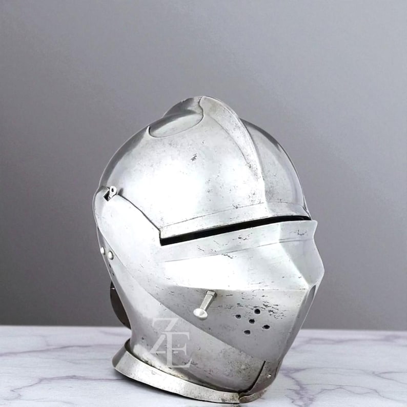 Medieval Italian Knight Armet Helmet – SCA LARP Cosplay Steel Armor - Etsy