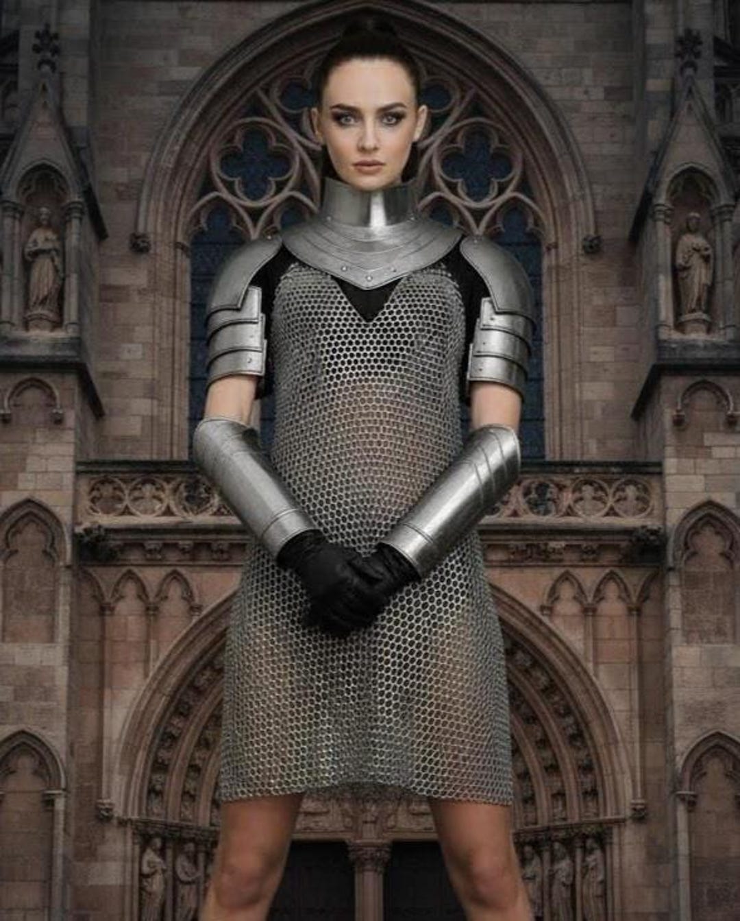Handmade Steel Chainmail Armor Dress, Gothic Knight Costume. - Etsy