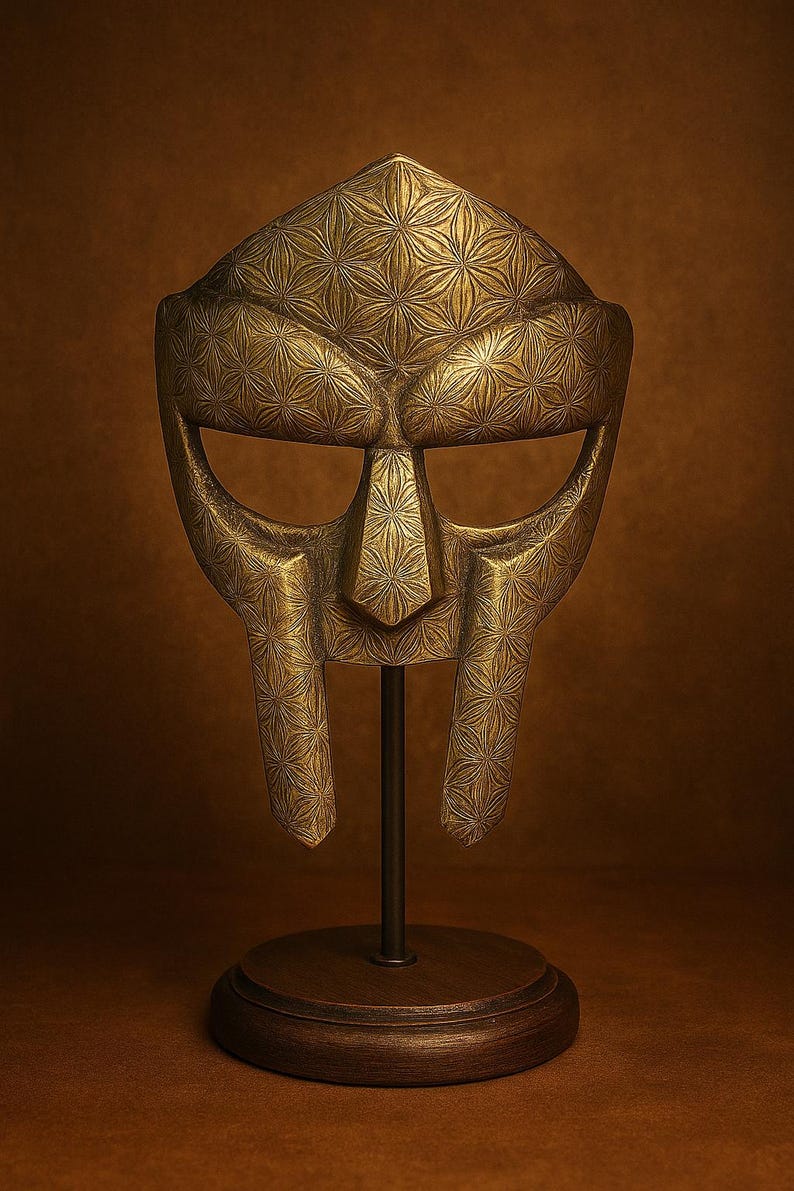 Handmade Steel MF Doom Mask – Gladiator Crusader Cosplay Armor. - Etsy