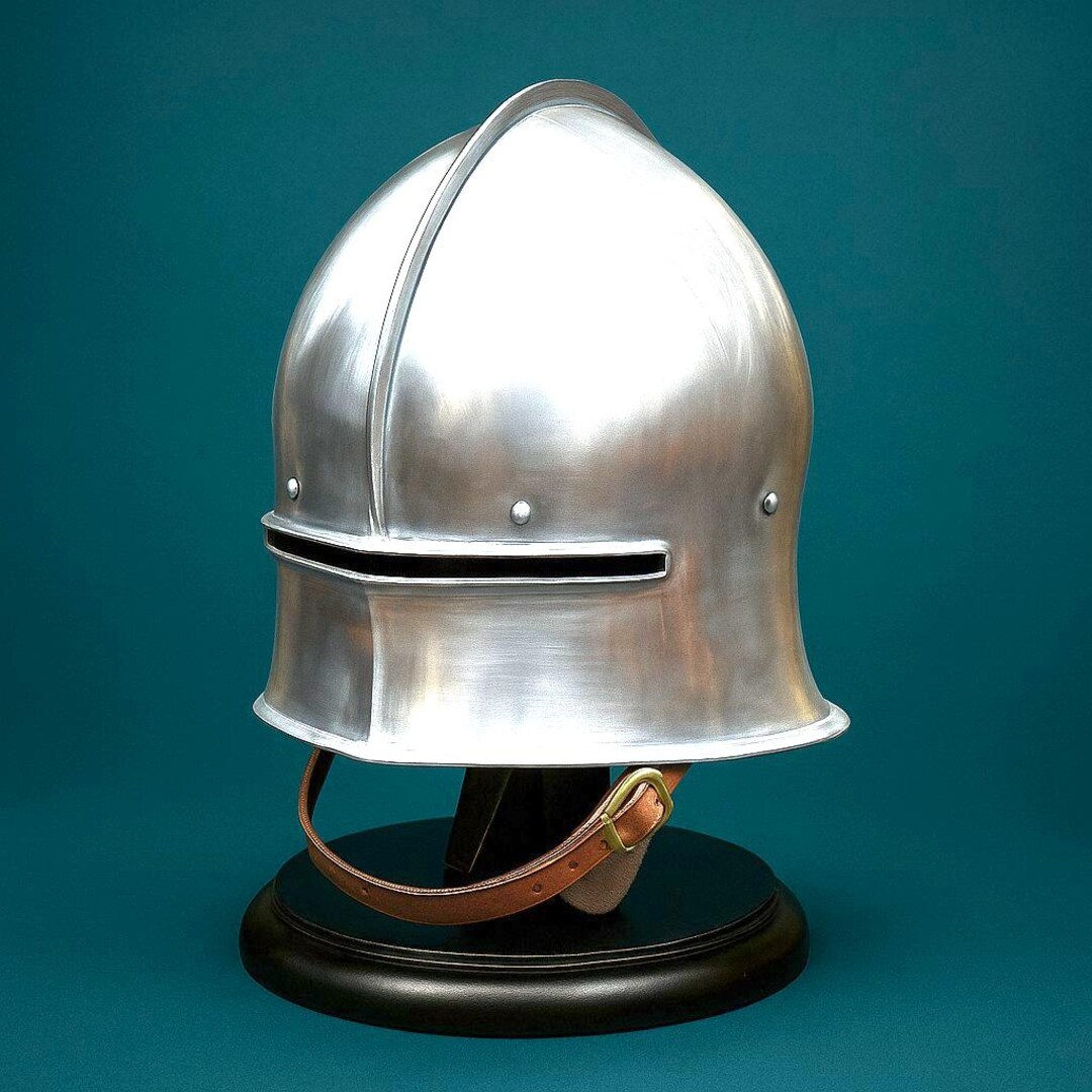 18G Steel Medieval Sallet Helmet – Wearable Knight Armor Cosplay ...