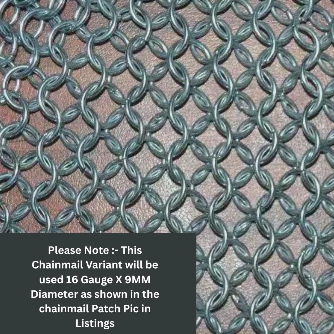 Female Chainmail Armor Dress, Steel Shoulder Plates, Knight Cosplay ...