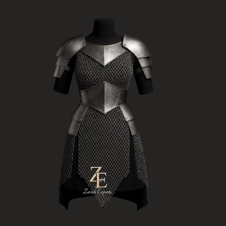 Women's Handmade Steel Chainmail Armor Dress, Fantasy Costume - Etsy