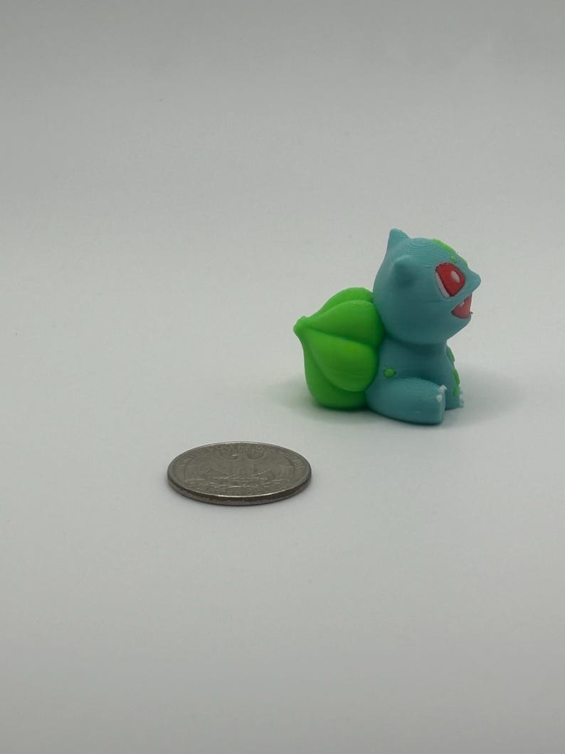 Mini Bulbasaur Figure (3D Printed) - Etsy