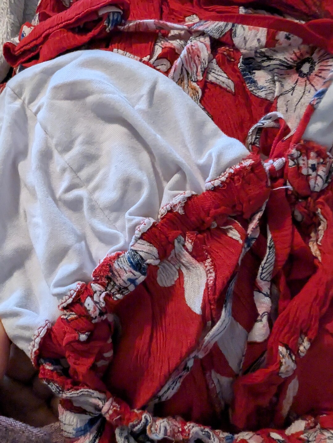 Reworked Red Floral Maxi Dress | Upcycled Halter Gown, Petite XS-S - Etsy