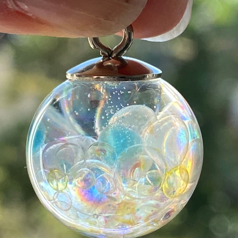 Resin Ball Pendant - Etsy