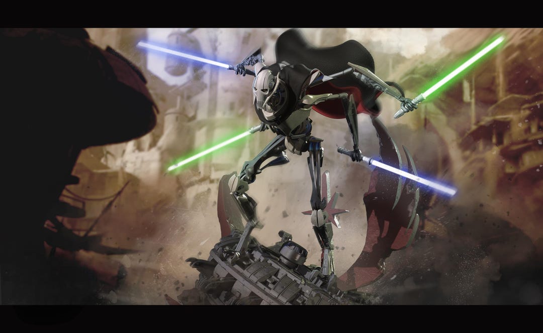 General Grievous 3D STL File | Star Wars 3D Model | Resin Stl File ...
